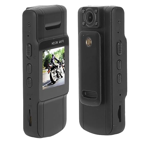 Tangxi 2K Ultra HD Wearable Camcorder, Mini Clip Video Camera Pocket ...