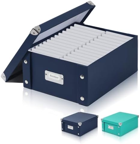 Amazon.com: Park Forms USA ABC Check Storage Box w/ 12 Dividers, 12" x ...