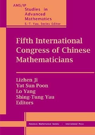 Amazon.com: Fifth International Congress of Chinese Mathematicians (AMS ...