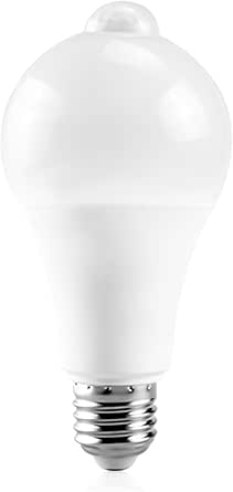 Intelligent Sensors Human Detection LED Bulb E27 Motion Activated With ...
