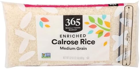 Amazon.com : RIVER White Rice - Enriched Medium Grain NET WT. 2 LBS (32 ...