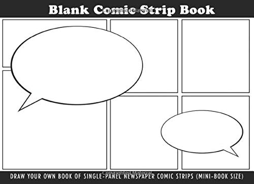 Buy Blank Comic Strip Mini-Book: Draw Your Own Book of Single-Panel ...