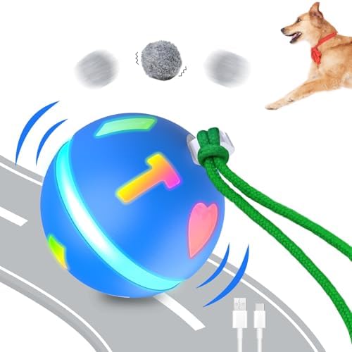 Pet Supplies : Mdupw Interactive Dog Ball Toys, Dog Rolling Balls for ...