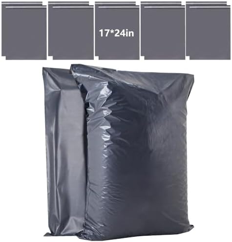 10 Large Self-Seal Postage Bags - 17 x 24" Parcel Bags for Clothes ...