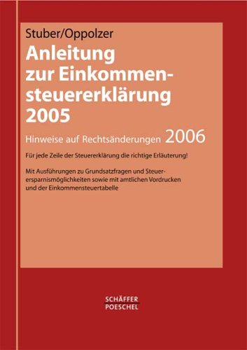 Amazon.com: Anleitung zur Einkommensteuererklärung 2005: 9783791024592 ...