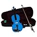 Amazon.com: Merano MV300DBL 1/2 Size Blue Violin with Case and Bow ...