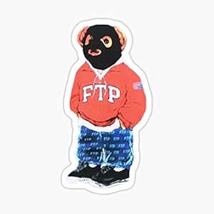 Amazon.com: FTP Bear Sticker - Sticker Graphic - Auto, Wall, Laptop ...