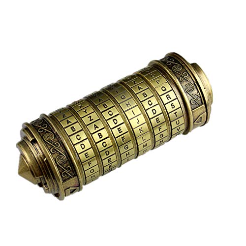 Leonardo da Vinci Code Toys Metal Cryptex Locks Wedding Gifts Valentine ...