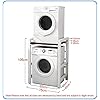 Over Washing Machine Storage Rack for Laundry Room 3 Height Adjustable ...