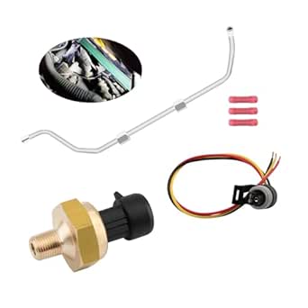 Amazon.com: Exhaust Back Pressure EBP Tube Sensor & Wire Harness ...