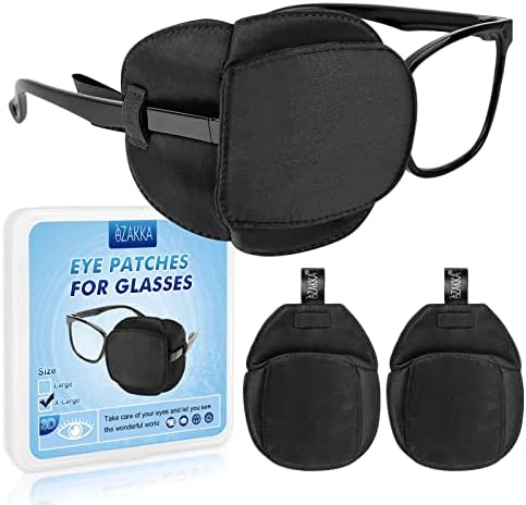 Amazon.com: eZAKKA Eye Patches for Adults Kids Left Right Eye, 2 Pcs ...
