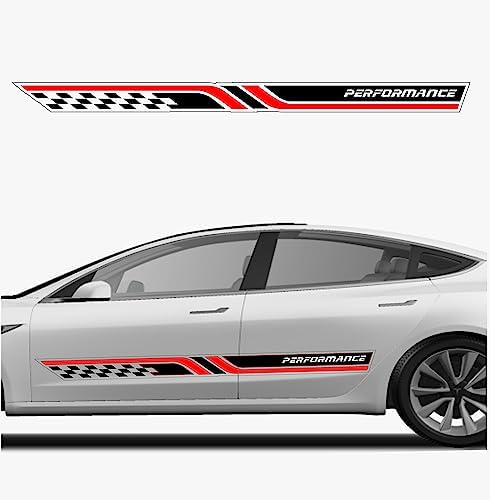 ISEE 360® Performance Racing Car Side Stickers for All Cars Exterior ...