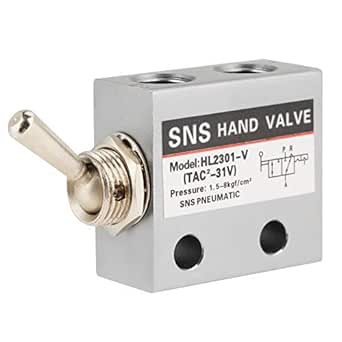 Ezweiji SNS Pneumatic 3 Position 2 Port Toggle Switch,pneumatic valve ...