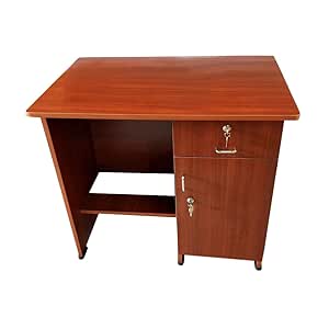 Study & Computer Table &Office Desk(3 X 2 FEET - 1 Drawer, 2 Cupboard ...