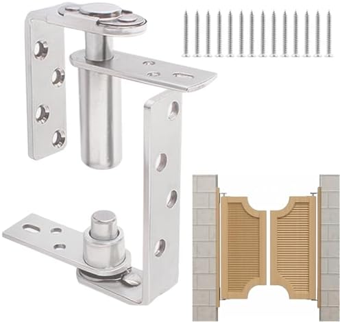 Amazon.com: Saloon Door Hinges 304 Stainless Steel Self-Return Swinging ...