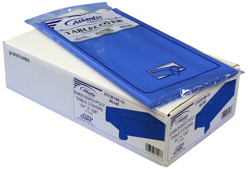 Amazon.com: AEP 2TCB108-12 Poly Table Cover, 54" x 108" Rectangle Poly ...