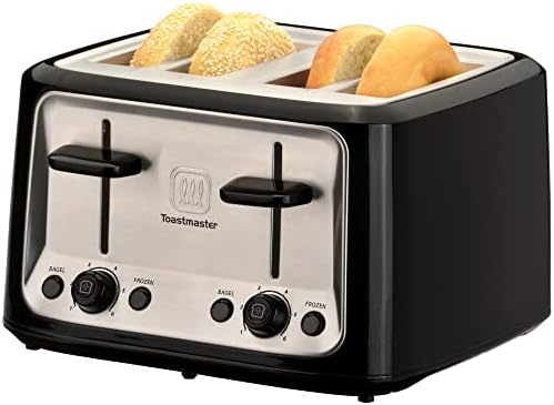 Amazon.com: Toastmaster 4-Slice Cool Touch Toaster, Black with ...