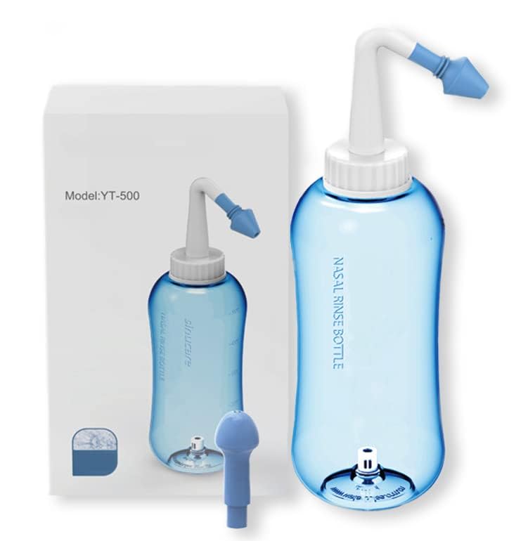 Amazon.com: 500 ML Neti Pot Sinus Rinse Bottle Nose Wash Cleaner ...