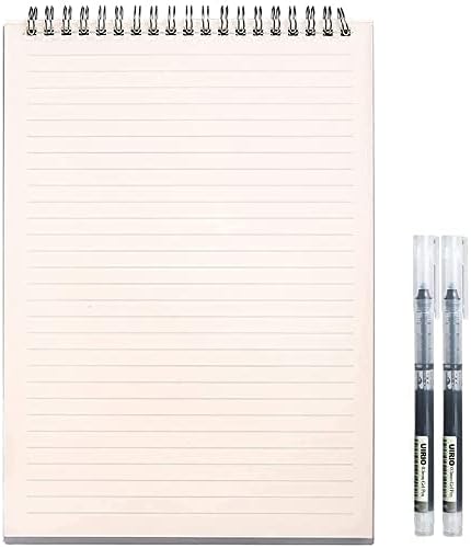 UIRIO A4 Notebooks for School – 7mm College Ruled Lined Paper Notebooks ...