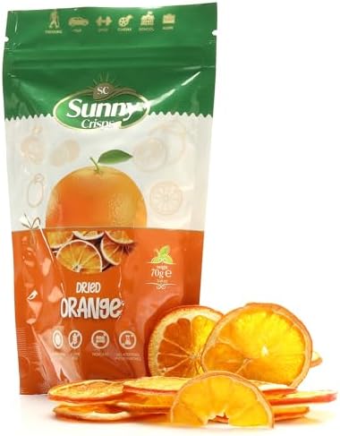 Amazon.com: SUNNY CRISPS Dried Orange Slices for Cocktails 2.46 Oz ...