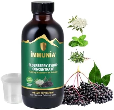 Amazon.com: Immunia Elderberry Syrup Helps Strengthen the Immune System ...