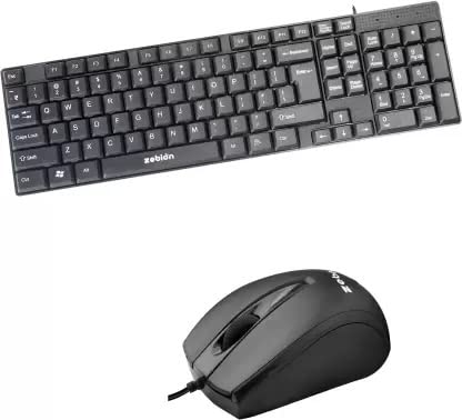 Amazon.in: Buy zebion k200 USB Wired Keyboard Plug and Play The ...