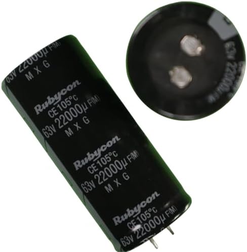 22000uf 63V Capacitor 105 Degree - Rubycon : Amazon.in: Electronics
