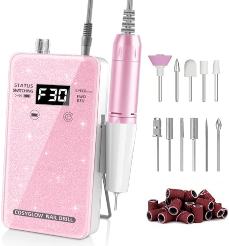Amazon.com: BECOSEFU Electric Nail Drill Machine - 35000RPM Electric ...