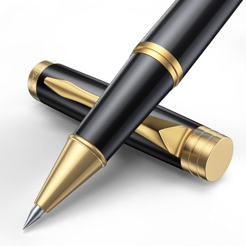 Bociyer Liquid Ink Rollerball pen - Black ink Refill pen,Best ballpoint ...