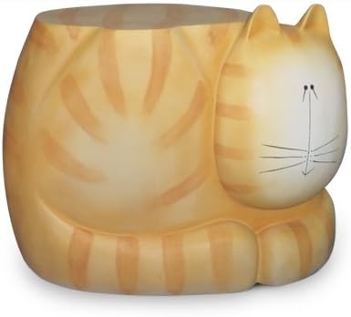 Amazon.com : Cat Plant Stand (Yellow) 14"Lx10"H : Patio, Lawn & Garden