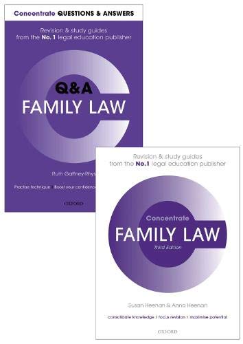 Family Law Revision Pack: Law revision and study guide (Concentrate ...