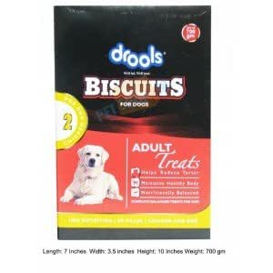 Buy Drools Adult Dog Treat Biscuit 100% Vegetarian, 250 g Online at Low ...