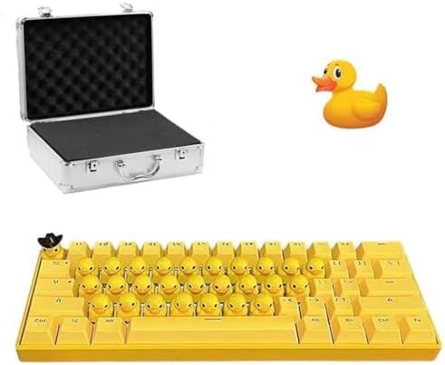 Amazon.com: Ousashy Rubber Duck Keyboard, Duck Keyboard Keycaps That ...