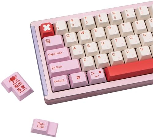 Amazon.com: PBT Gray Rabbit Keycaps Cherry Profile Kanji Keycaps Set ...