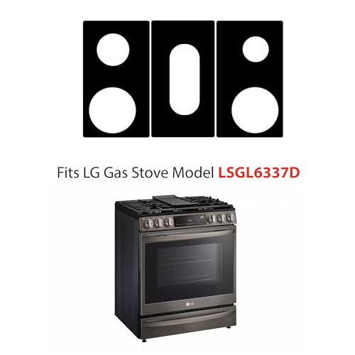 Premium Plus Stove Protectors for LG Gas Range Model LSGL6337D, Custom ...
