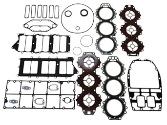 Amazon.com: Power Head Gasket Kit 65L-W0001-02-00 Fits Yamaha Outboard 200 225 250 HP 500-355 ...