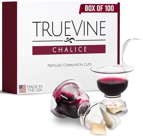 Amazon.com: DISCOVERY PRODUCTS Pre-Filled Communion Cups and Wafer Set ...