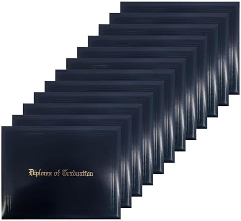 Amazon.com : Spakon 18 Pcs Leather Diploma Covers Certificate Kit for ...