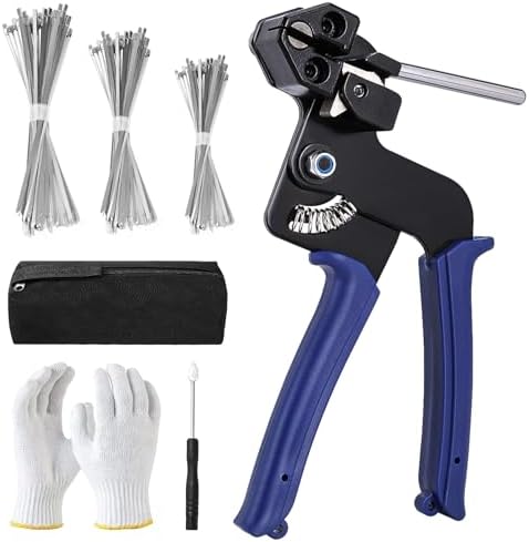 TiesLynqx Cable Tie Gun Kit, Specialized Tool For Tightening And ...