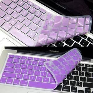 Amazon.com: Bluecell 2 Pack Purple Color Keyboard Cover for Apple ...