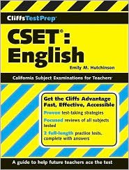 CliffsTestPrep CSET: English Publisher: Cliffs Notes: Emily M ...