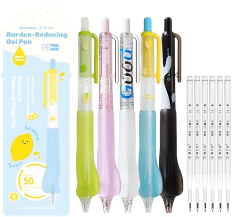 Amazon.com: EpenGo Smooth Writing Pens - Fine Point 0.5mm Black Ink Gel ...