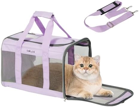BELLA & PAL Cat Carrier Dog Carriers Airline Approved, Pet Carrier for ...