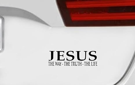 Amazon.com: Jesus The Way The Truth The Life Christian, Christian Decal ...