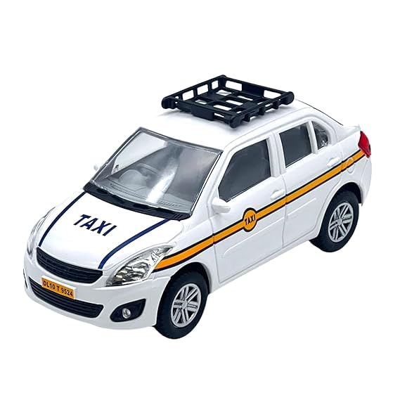 BEST DEALS Toy Taxi Car for Boys, Ola Uber Swift Cab Model, Openable ...