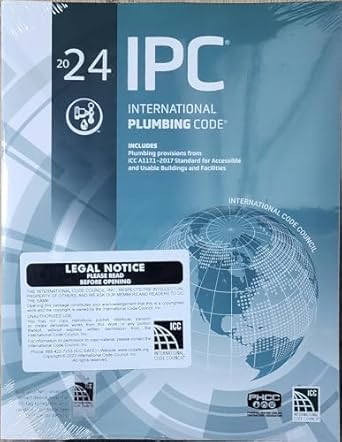 2024 International Plumbing Code (International Code Council Series ...