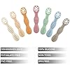PandaEar 7 Pack Silicone Baby Feeding Spoon| Baby led Weaning Spoon for ...