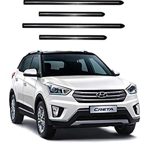 SCA Side Door Beading Door Protector for Hyundai Creta Black Color with ...