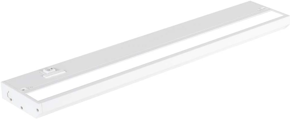 LED Under Cabinet Lighting Hardwired - 3CCT 18 Inch White Finish ...