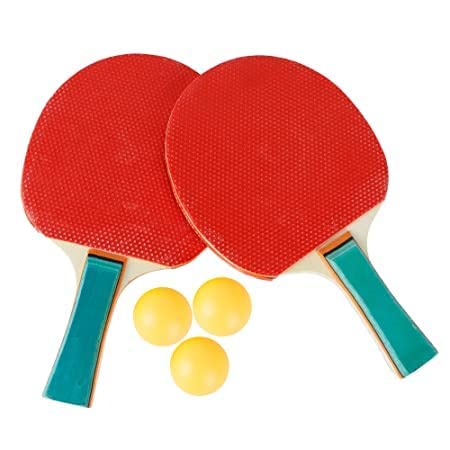 MONA KIDS TOYS Table Tennis Set consisting 2 Table Tennis Bat and 3 ...
